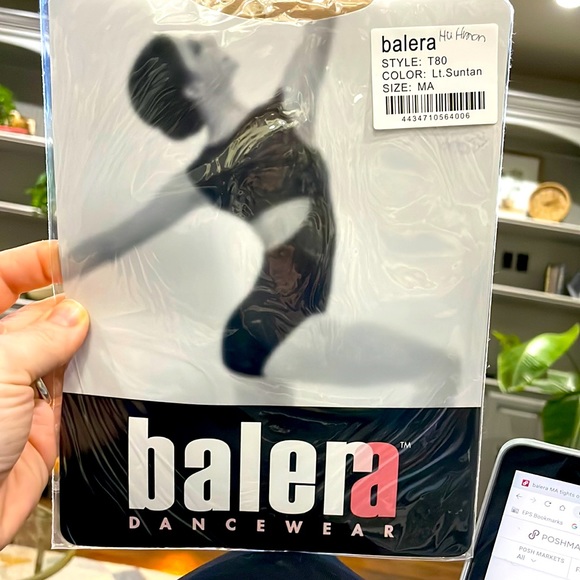 balera | Accessories | New Balera Dancewear T8 Ballet Tights Light Lt ...